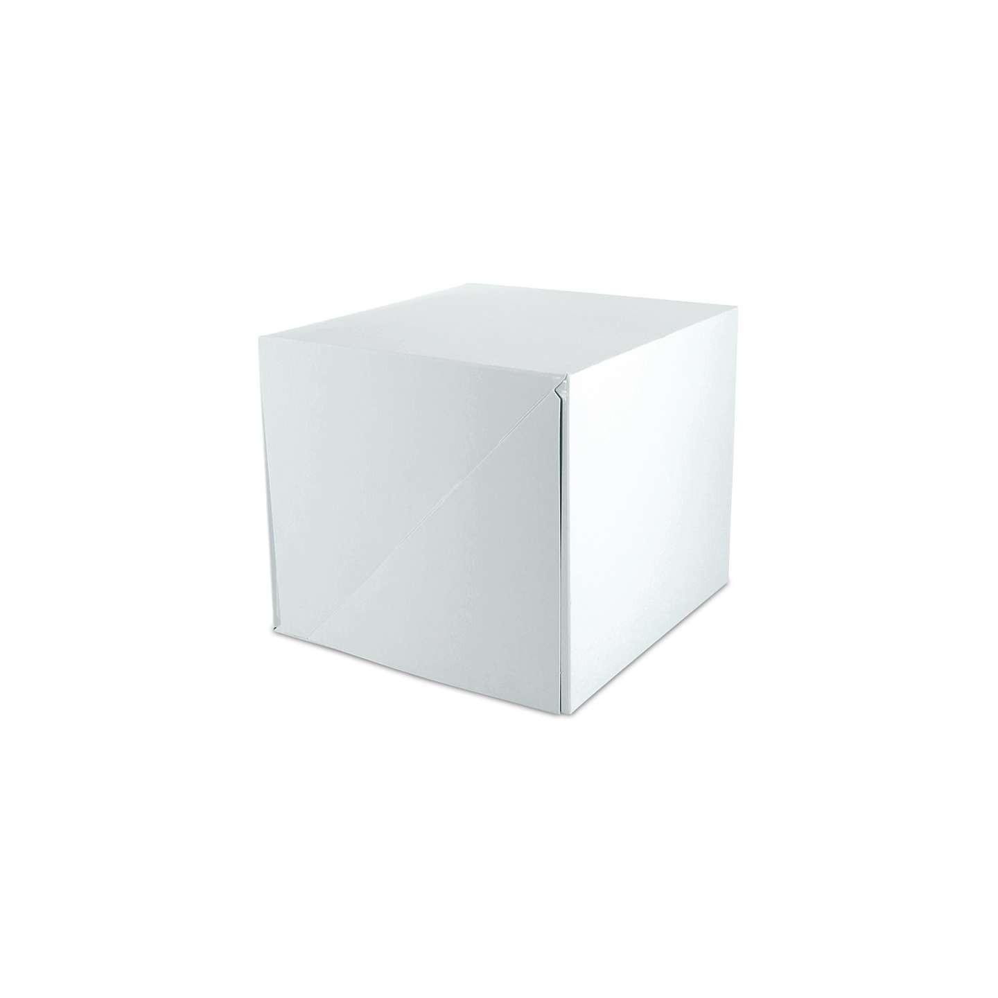 Boite à gâteau carton haute blanc 28x28cmxh18