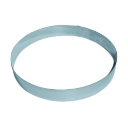 Cercle entremet inox de 24 cm : h 3,5 cm