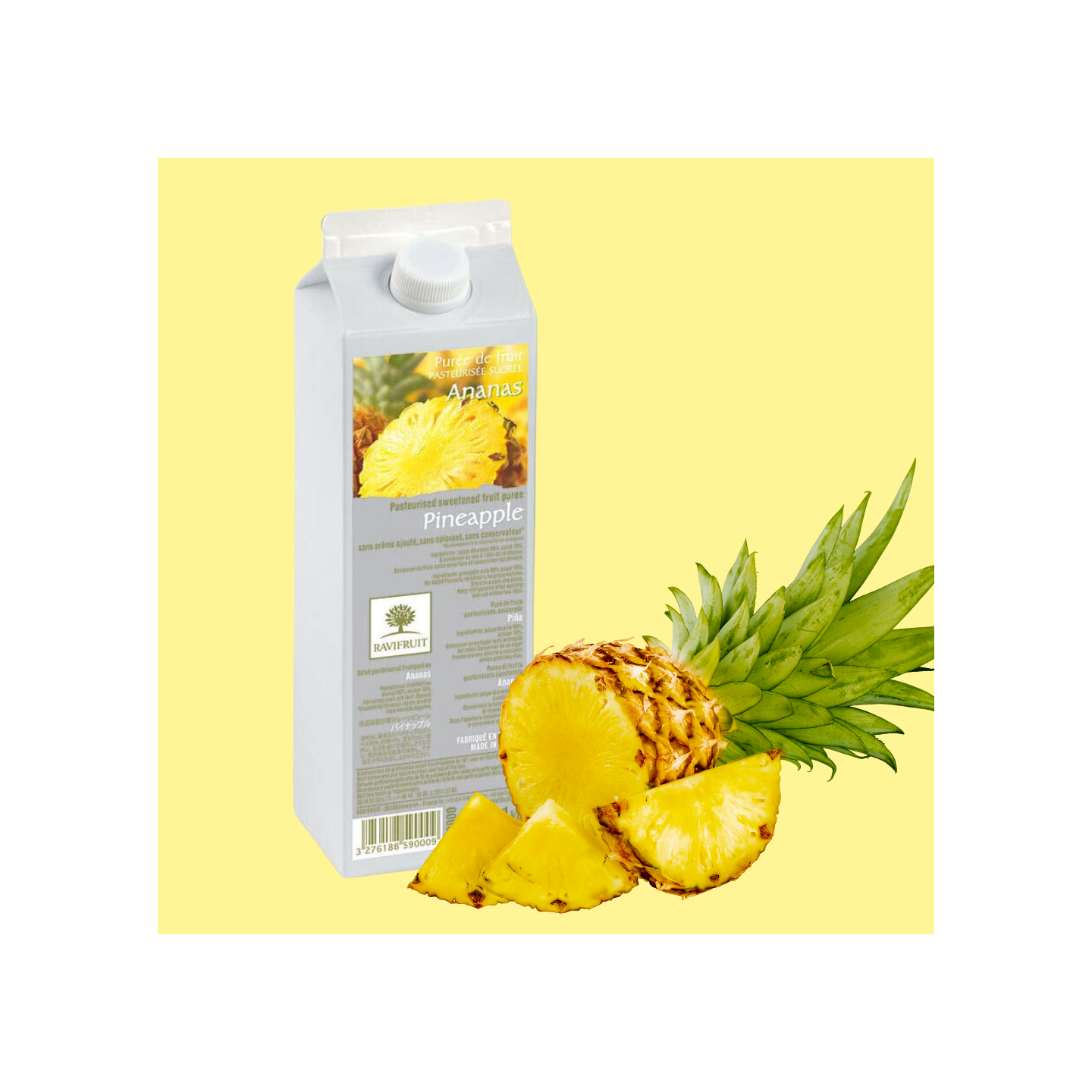 Purée d'ananas 1 kg – Ravifruit